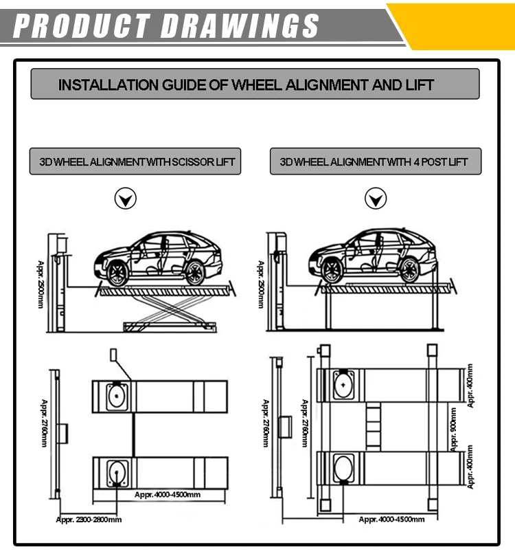 Sunmo A Full Set Of Vehicle Equipment Car Lifter Hydraulic Scissor Lift ...