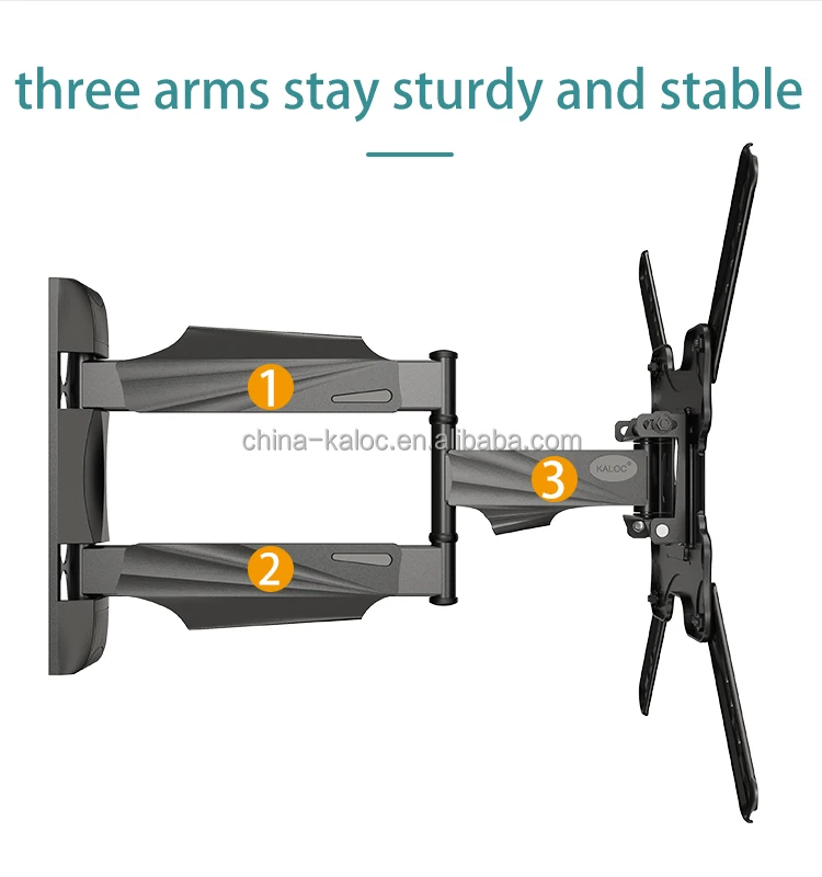 Swivel Folding down TV Wall Bracket - Ideal for 32-65 Inch Tvs