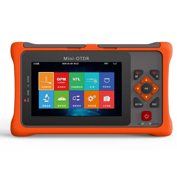 12 In 1 100km Mini Otdr 1310/1550nm 26/24db Fiber Optic Reflectometer ...