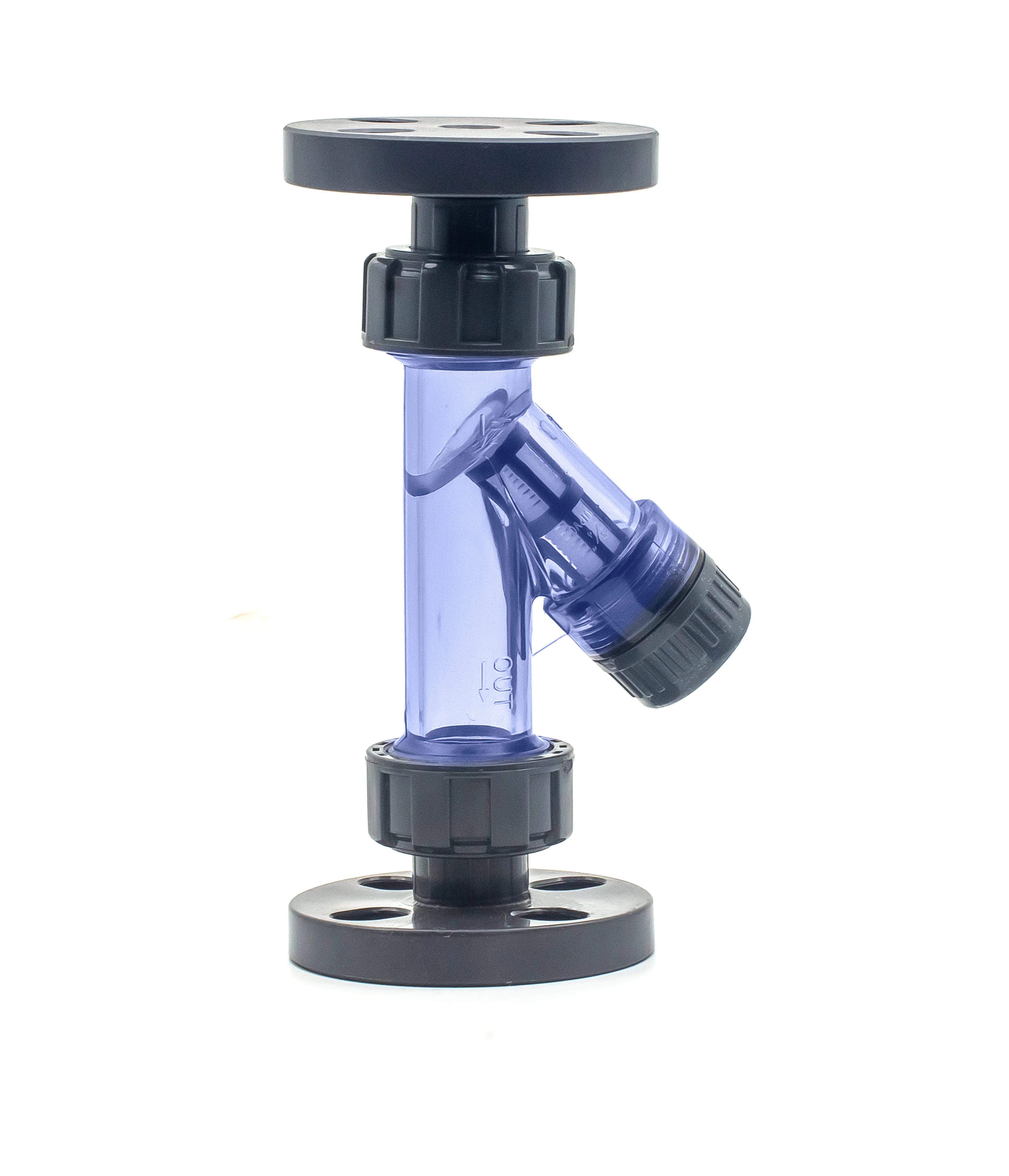 UPVC PVC Clear Transparent Y Strainer Valve - TU-PIPE