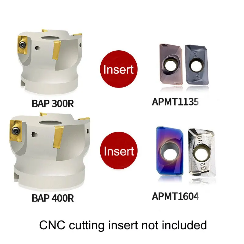 Bap400r Apmt1604 Face Milling Cutter Tools For Aluminum Oem | Wholesale