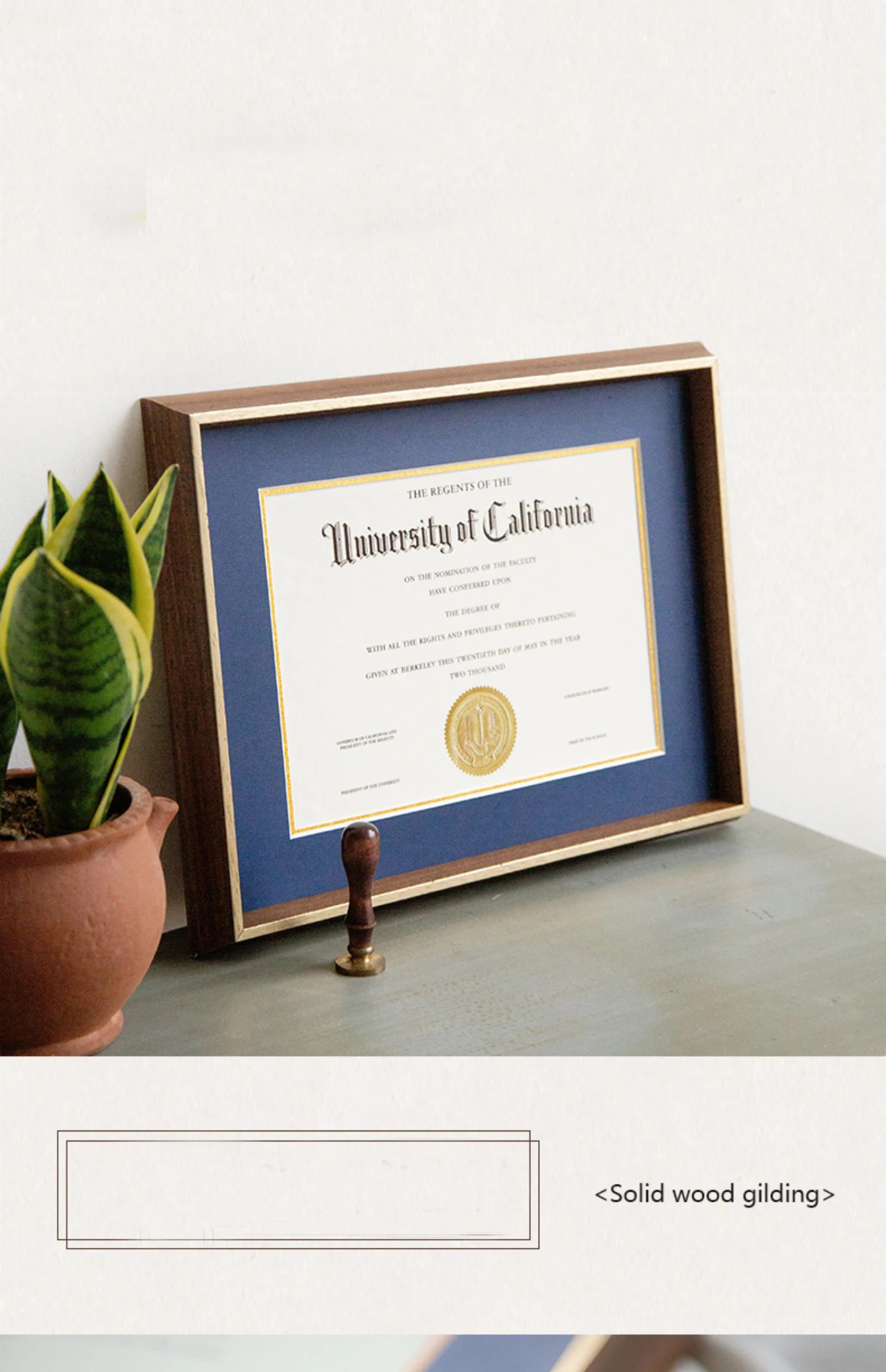 2025 Custom Handmade A4 Diploma Frame Elegant Landscape Theme Photo ...