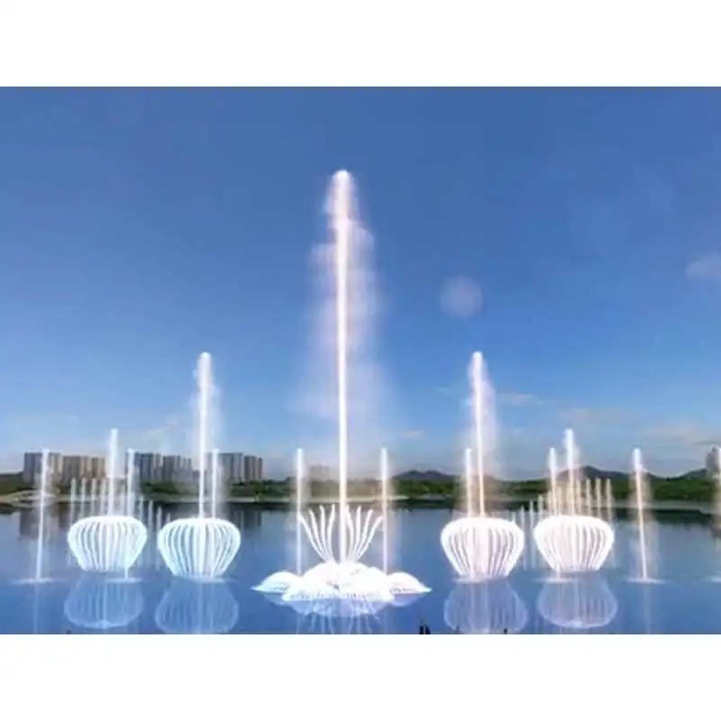 New Fashion Free Design Outdoor Garden Fountains With Lights Large ...