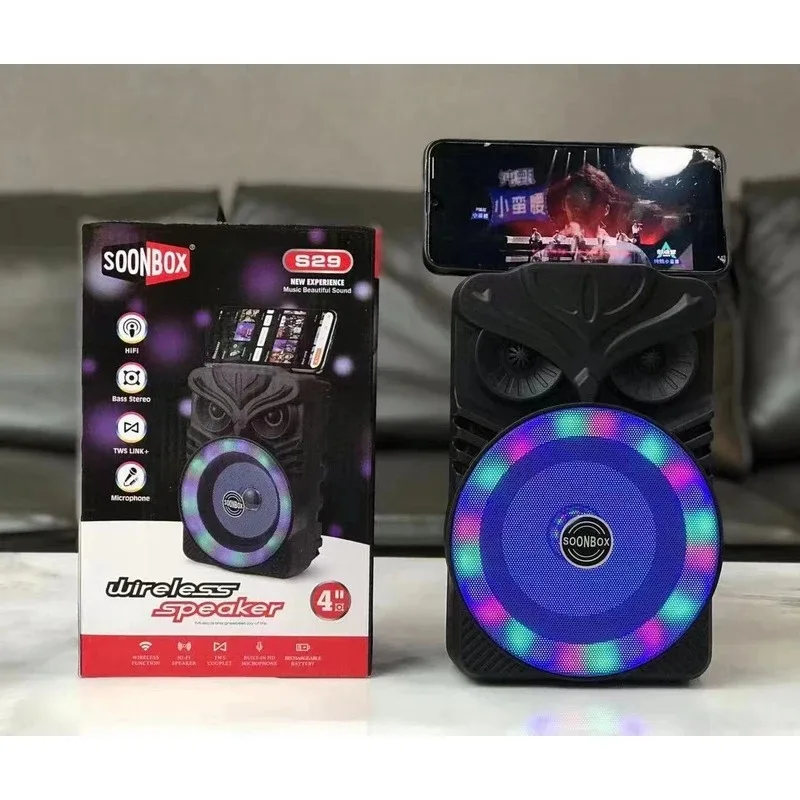 Paisible S29 Top Seller Bass Speaker 4 Inch Bass Speaker With Rgb ...