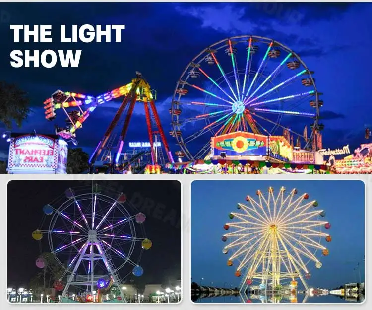 Theme Park Playground Attraction - Giant Ferris Wheel