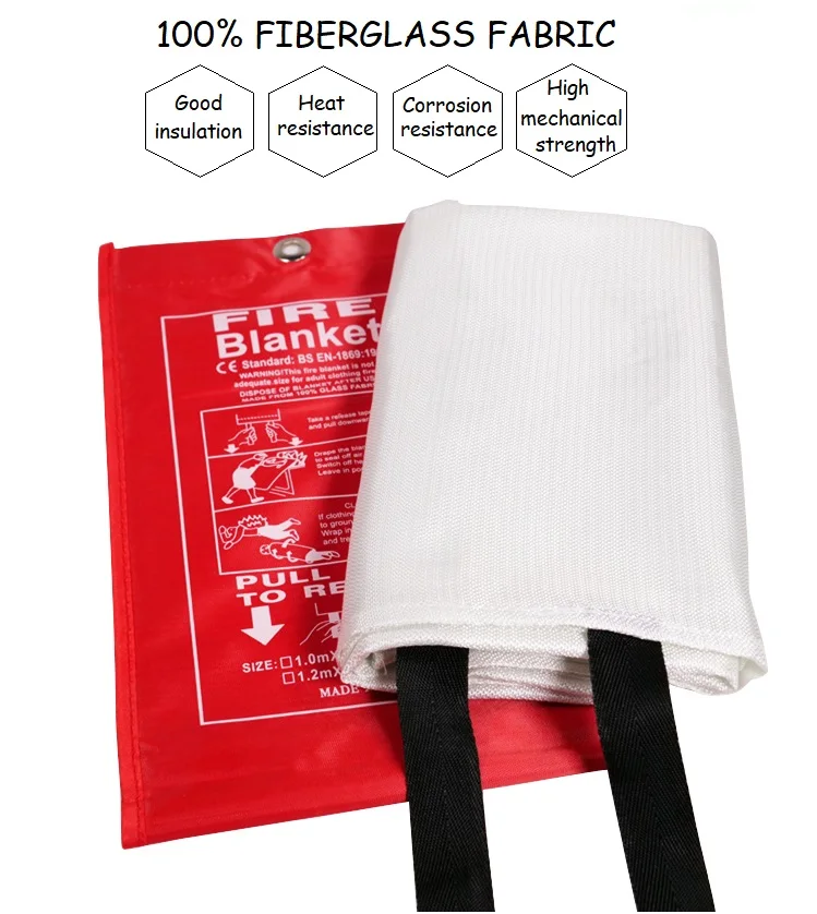 Domestic Rescue Fire-Fighting Silicone Fire Blanket National Standard ...