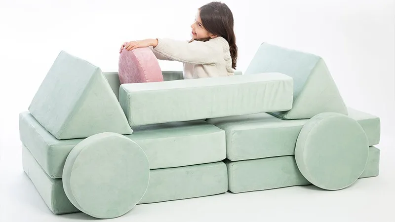 Play Child Couch Friendly Foam Multi-function Fold Play Couch Kids ...