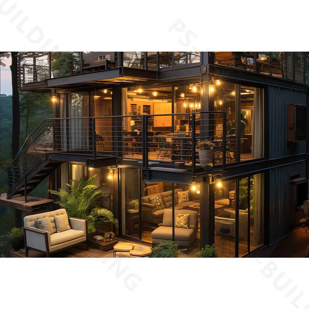 Prefabricated Steel Structure Hotel Building,Modular Hospitality ...