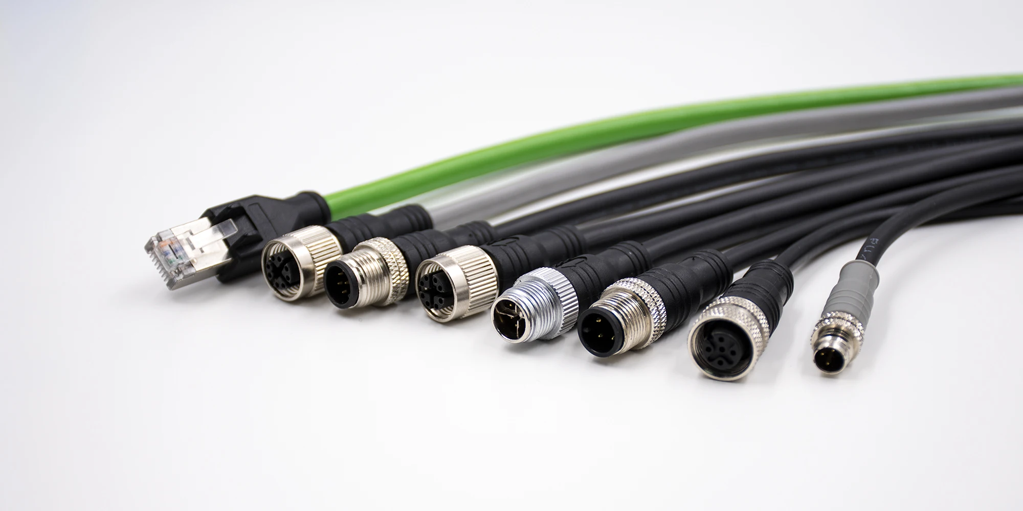 M12 Cable Connector Female 4pin Straight Field Assembly Plug Electrical ...