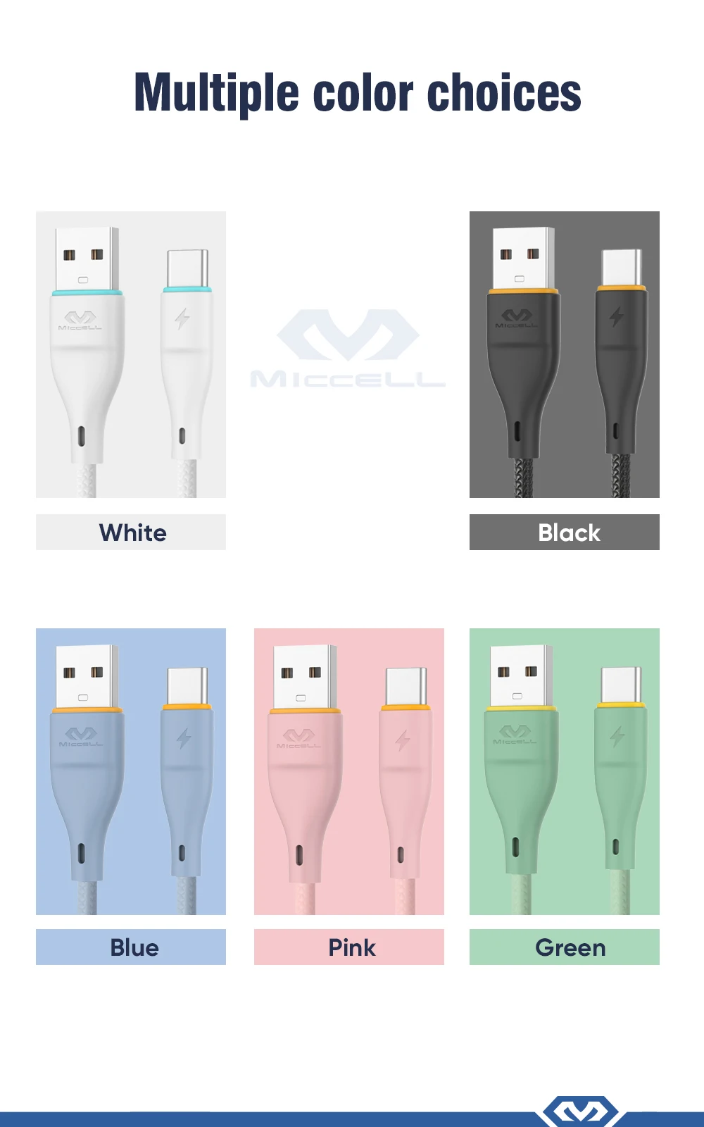 Fast Charging Type-C Cable for Xiaomi 13 Pro - 5V/2.4A