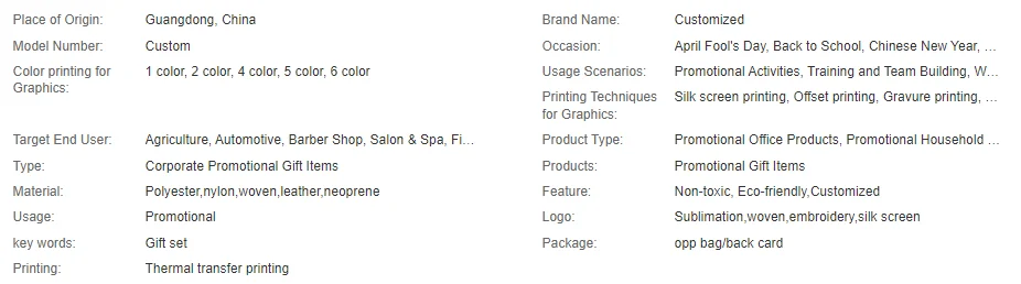 Promotional Souvenir Corporate Gift Set – New Employee Kit for Business ...