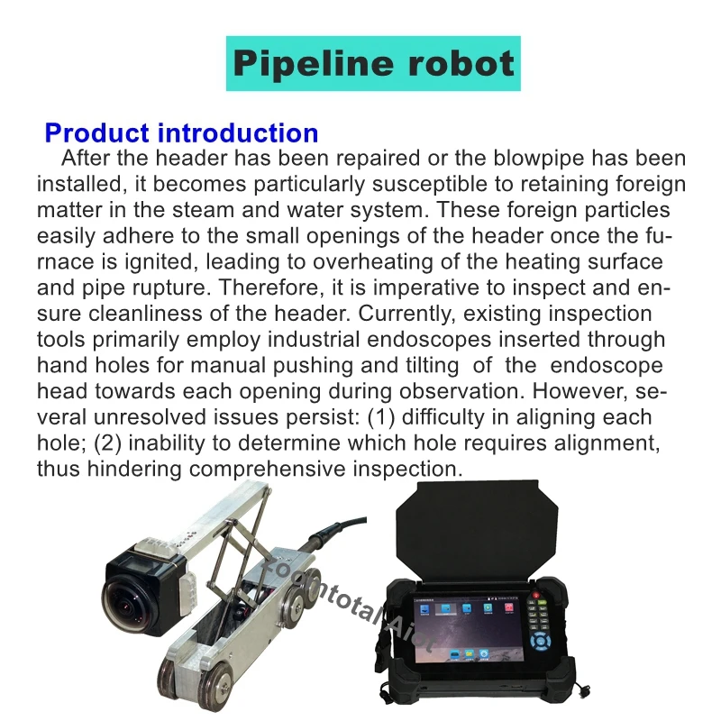 Magnetic Wheels Pipeline(diameter Greater Than 82mm) Robot Elevating ...