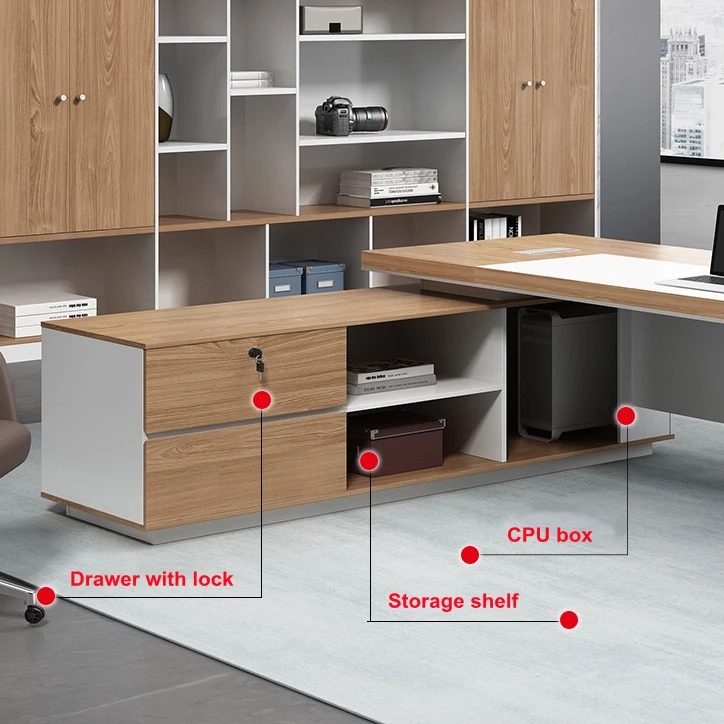 Modern Director Executive Office Desk - Stylish & Functional