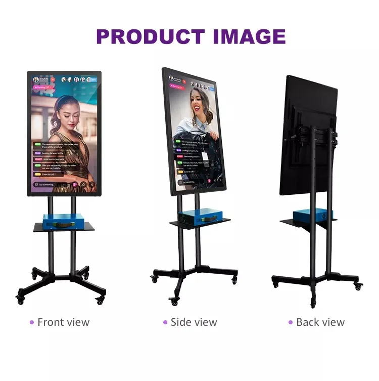 21.5 32 40 43 Inch Advertising Displays Vertical Smart Streaming Stand ...