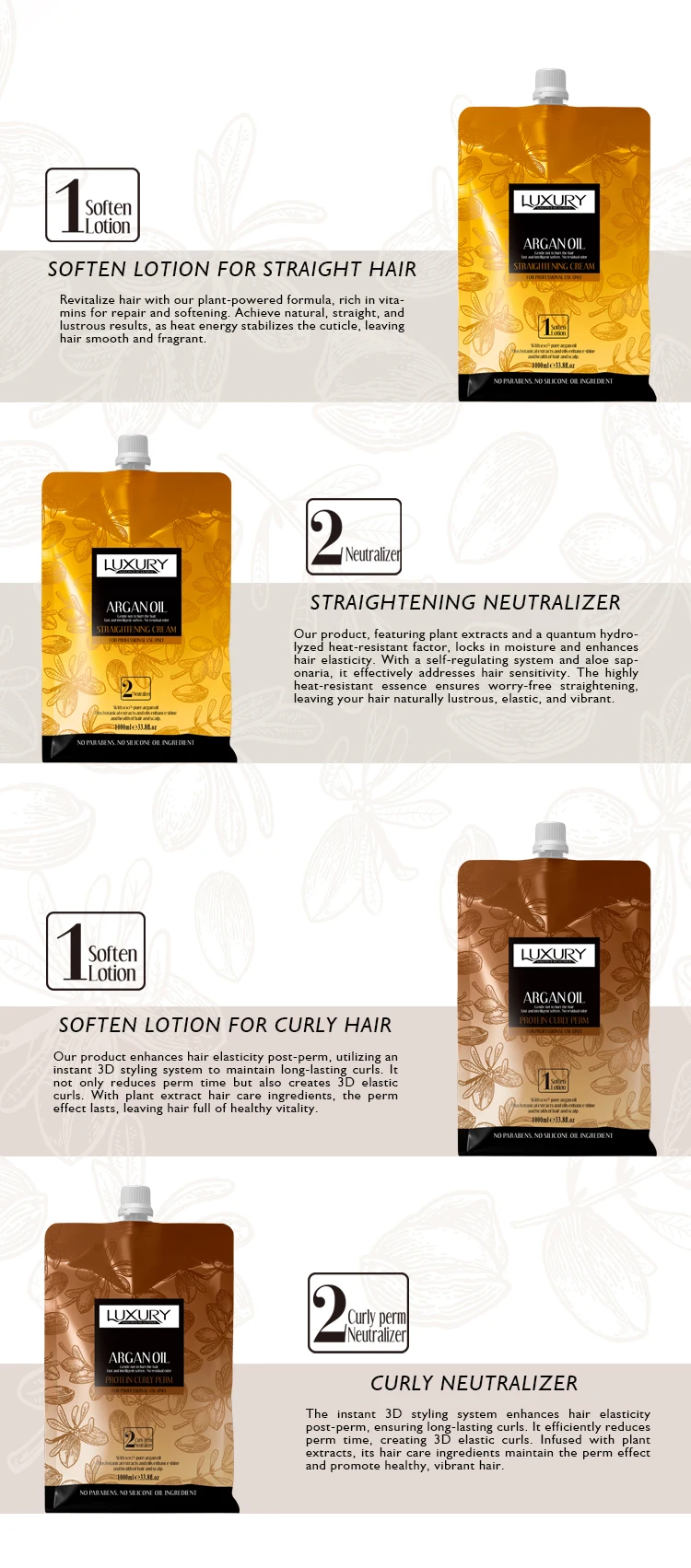 Natural Permanent Curl Hair Perm Cream Beauty Cold Wave Hair Perm ...