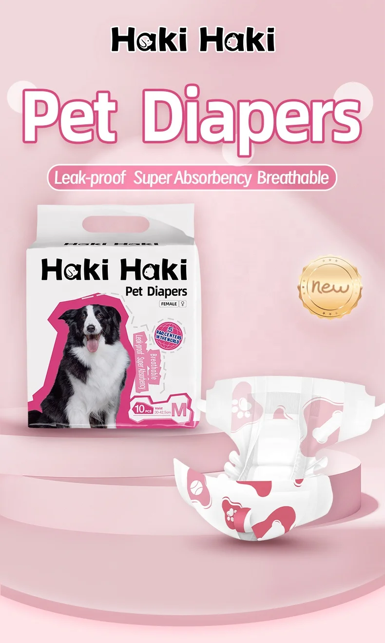 HAKI HAKI Disposable Pet Diapers - Absorbent & Comfortable