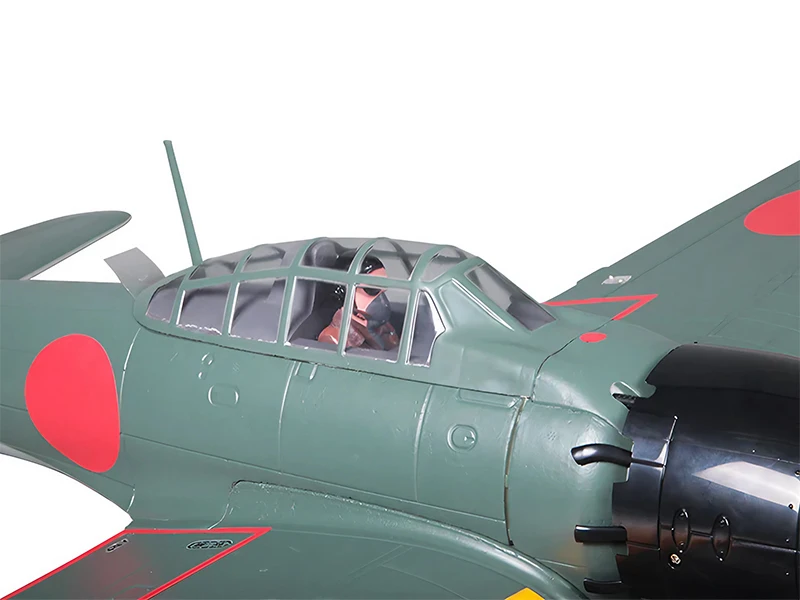 Authentic FMS A6M5 Zero 1100mm Warbird PNP RC Airplane - EPO Foam Scale ...