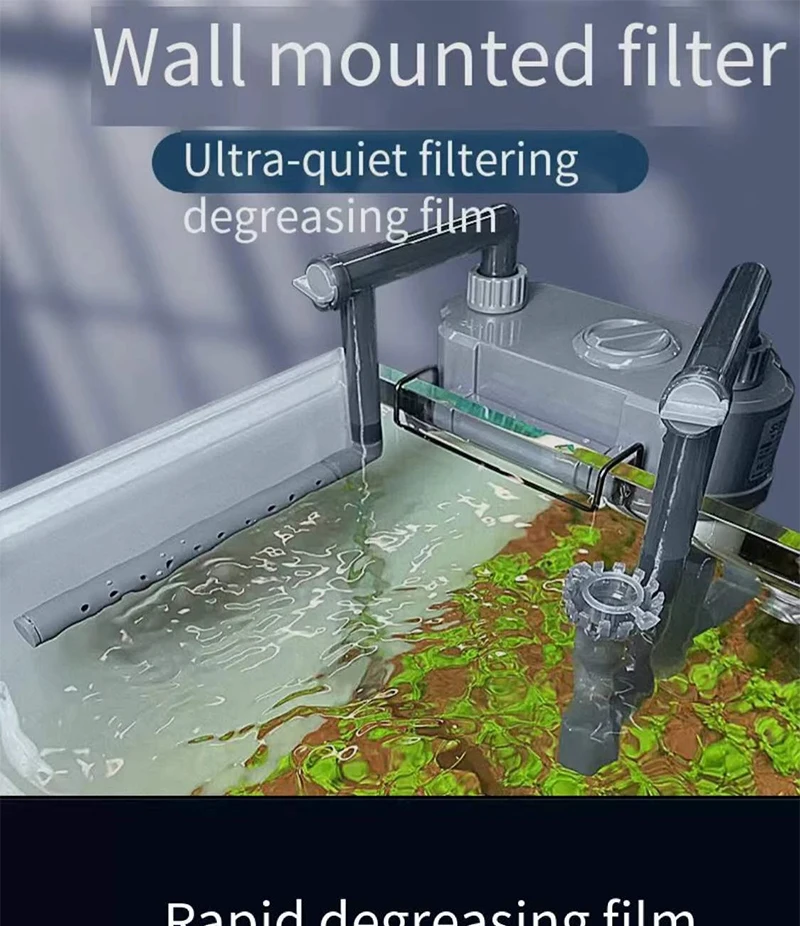 Aquarium Wall Mounted Filter Culture Bacteria Water Purification Fish ...