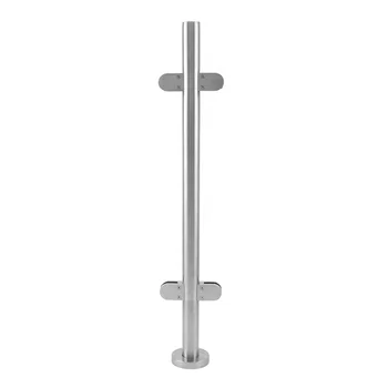 Common Glass Railing Stainless Steel Square Round Glass Balustrade ...