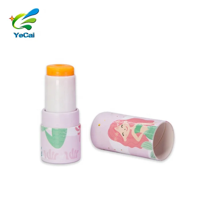 Eco Friendly Push Up Kraft Paper Lip Balm Tubes Biodegradable Material ...