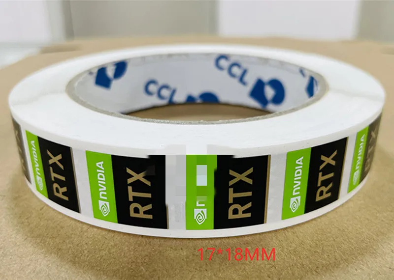 NVIDIA-RTX Graphics Card Stickers - Custom & Holographic