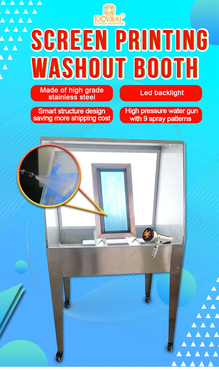 Doyan Screen Printing Washout Booth - Efficient & Durable