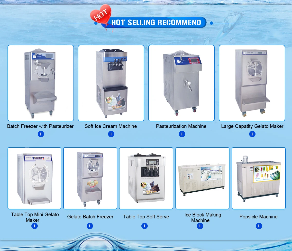 Guangzhou Guangwan Machinery Co., Ltd. - Batch freezer, gelato machine