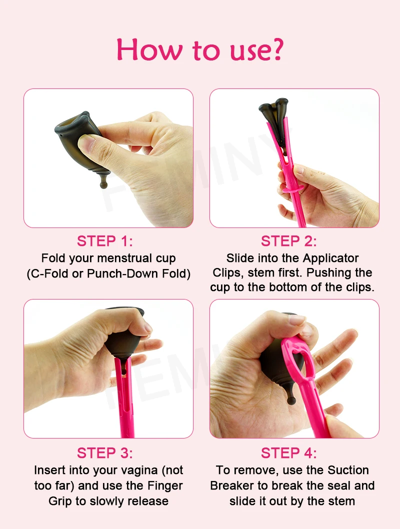 Wholesale Reusable Applicator - Easy Period Cup Insertion