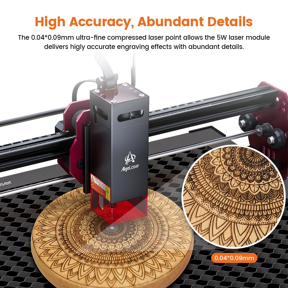 Algolaser DIY Kit - Desktop Wood Bamboo CNC Engraving Machine