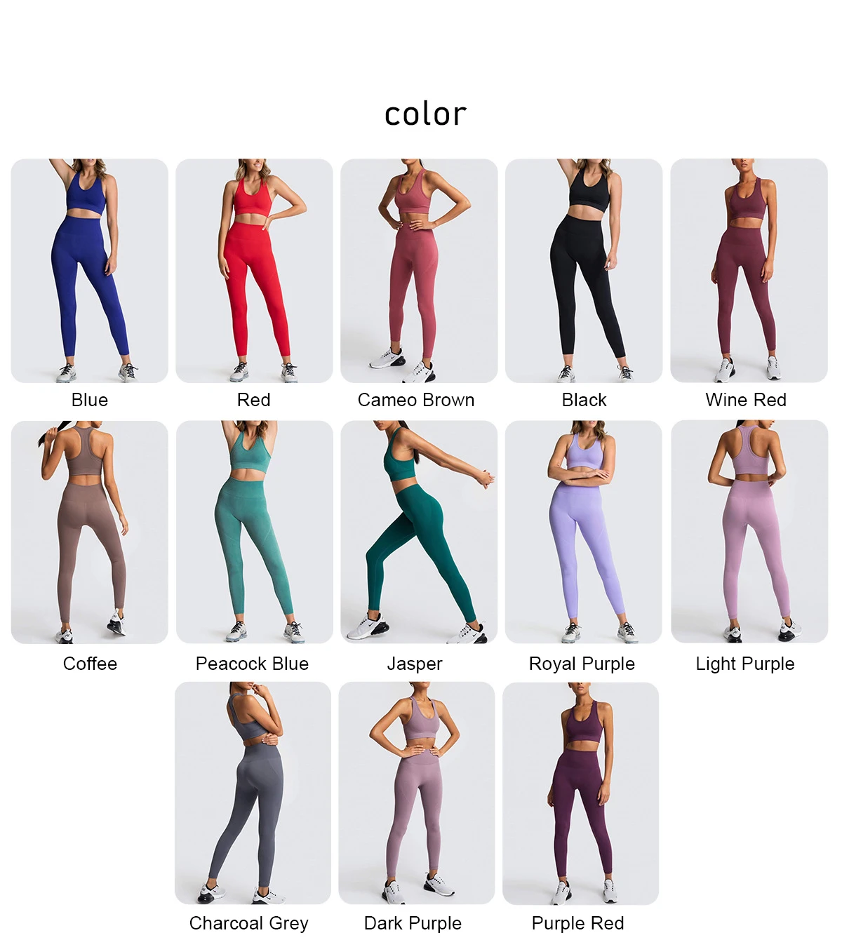 Ropa Deportiva Mujer Custom Logo Workout Wear Suit Sportswear ...