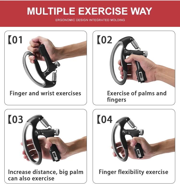 Wrist Forearm Heavy Gripper Expander Gymnastic Hand Strength Grips ...