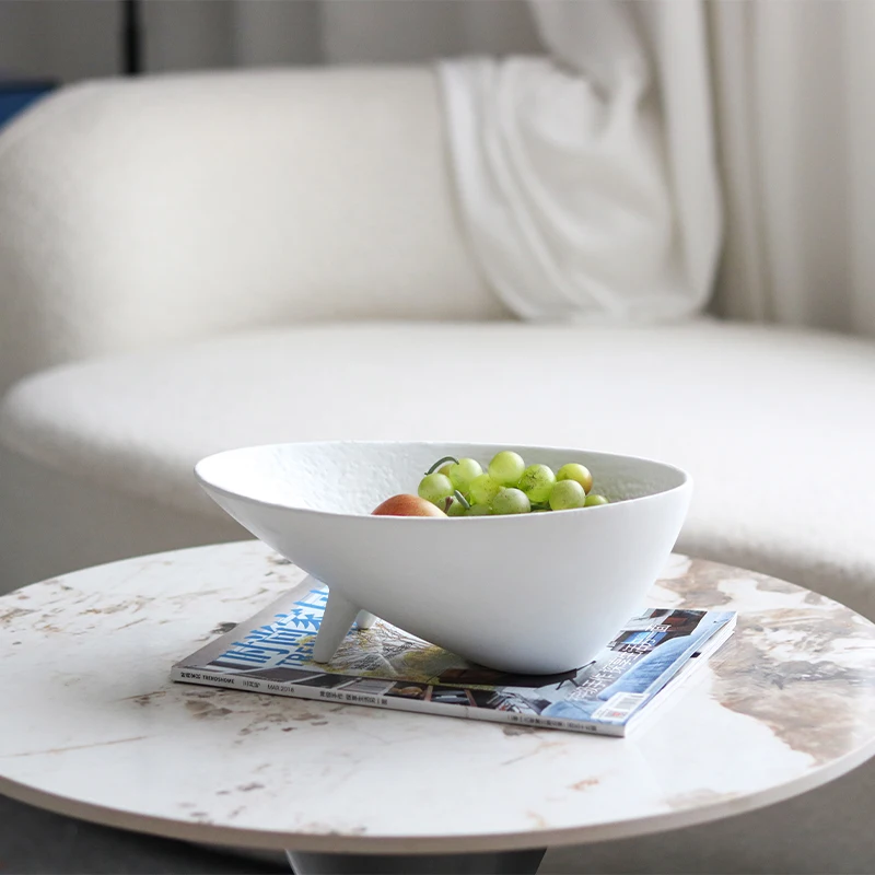 Home Decor Porcelain Dinnerware Salad Angled Slanted Ceramic Tabletop ...