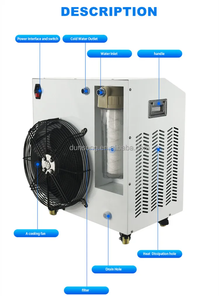 Wholesale High Quality Ice Baths Chiller With Water Cooling Machine ...