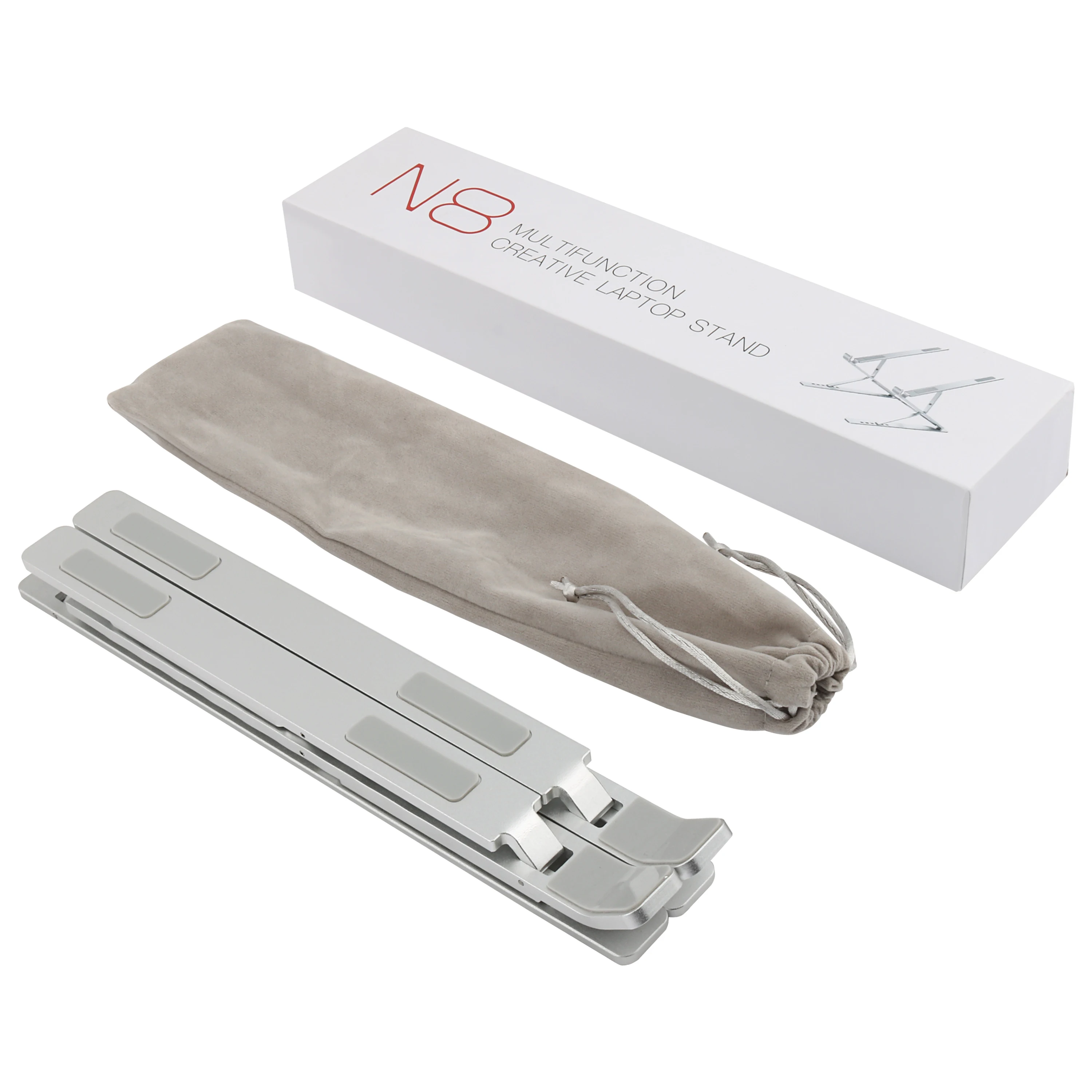 Adjustable Portable Aluminium Laptop Stand Foldable and Flexible with ...