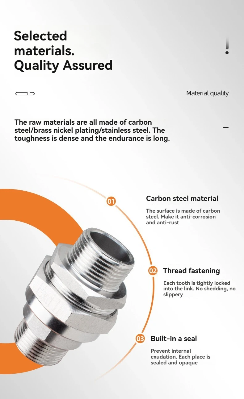 Bhj 304 Stainless Steel Flexible Pipe Joint G3/4 Cable Glands Oem