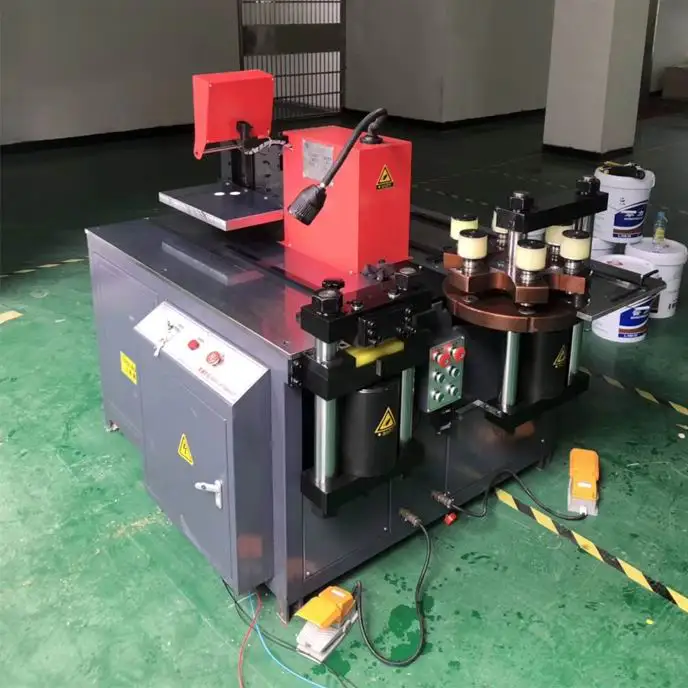 Busbar Machine Multi Function Cutting Punching Bending Twisting Zhymx ...