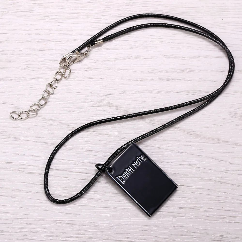 Death Note Necklace - Classic Anime Choker with Book Pendant