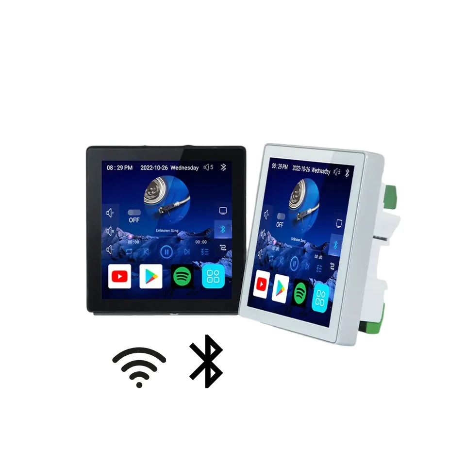 Touch Screen 4 Inch Android 10 Smart Home Audio System Alexa Voice ...