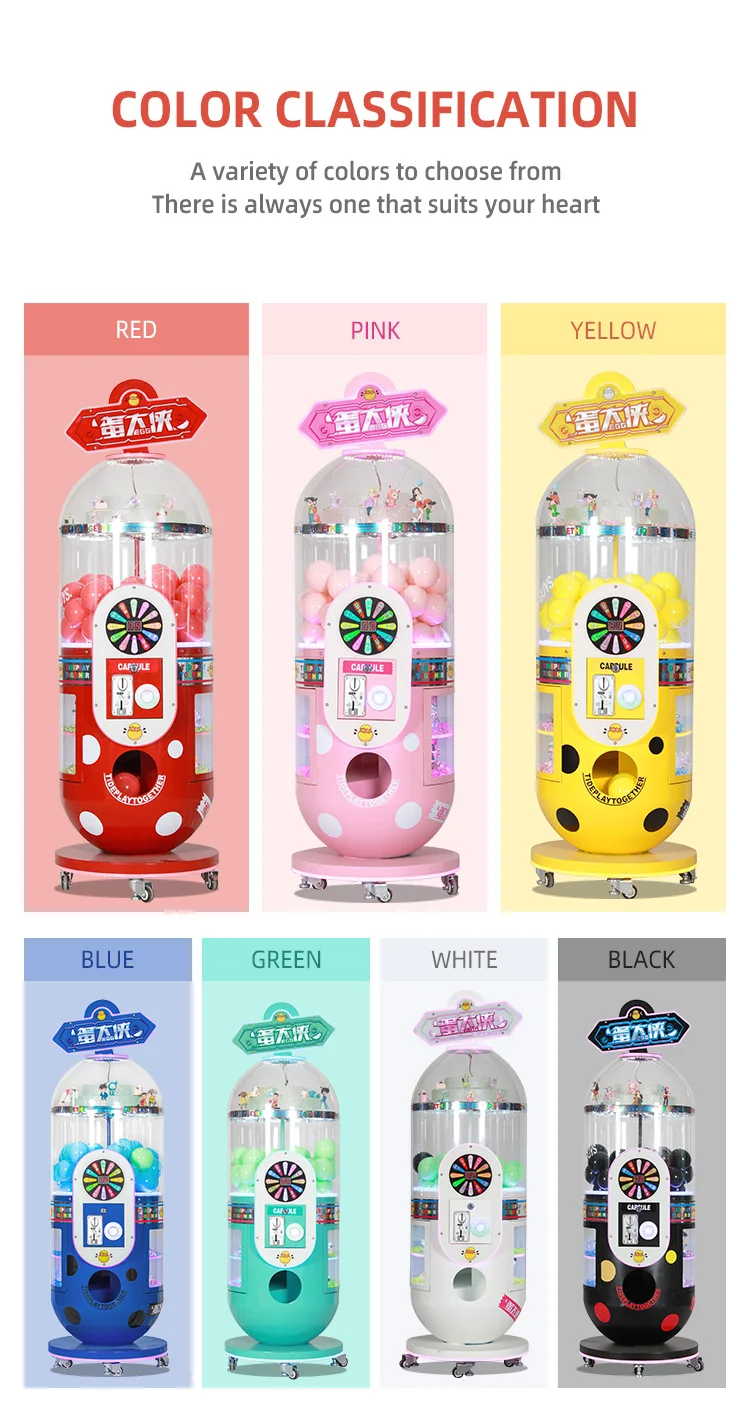 Gashapon Ball Gift Game Machine - Fun Capsule Toys Vending