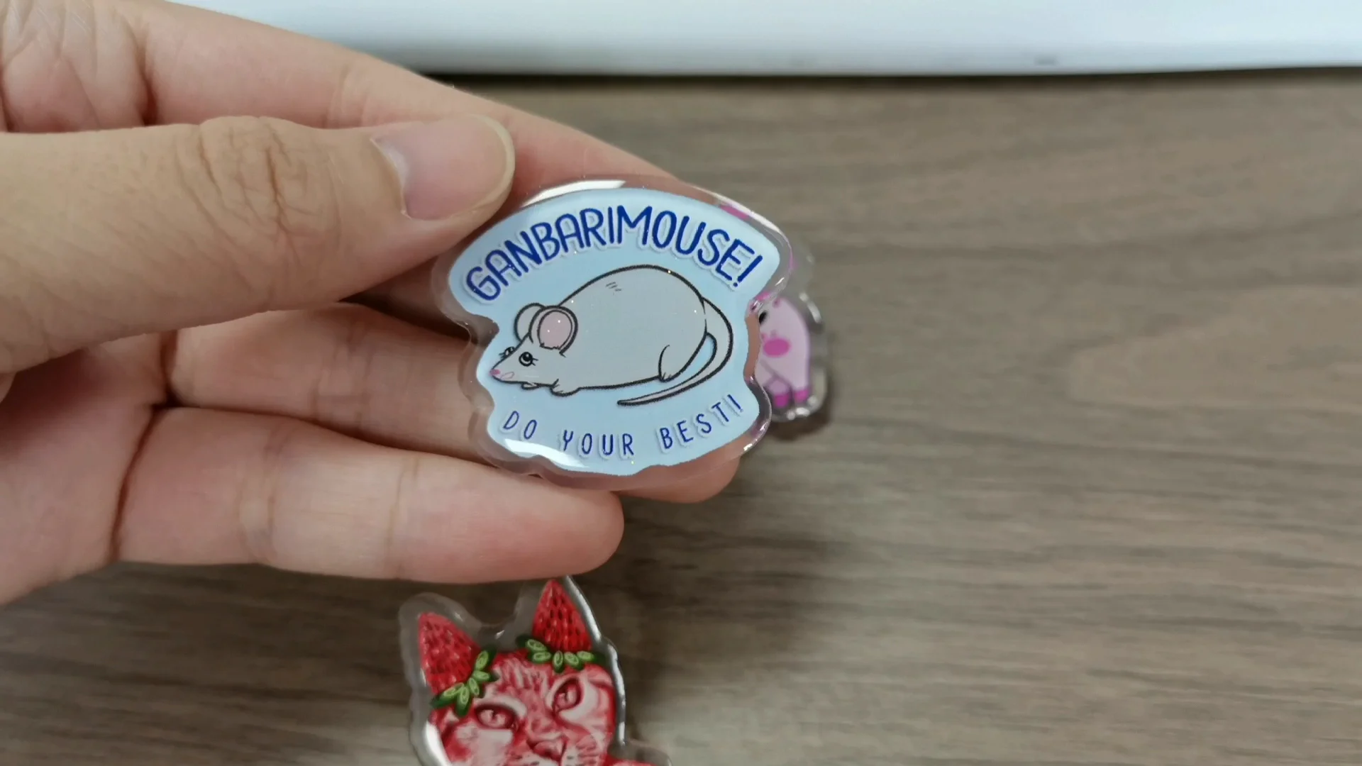 Promotional Factory Custom Acrylic Anime Lapel Pins Badge With Epoxy ...