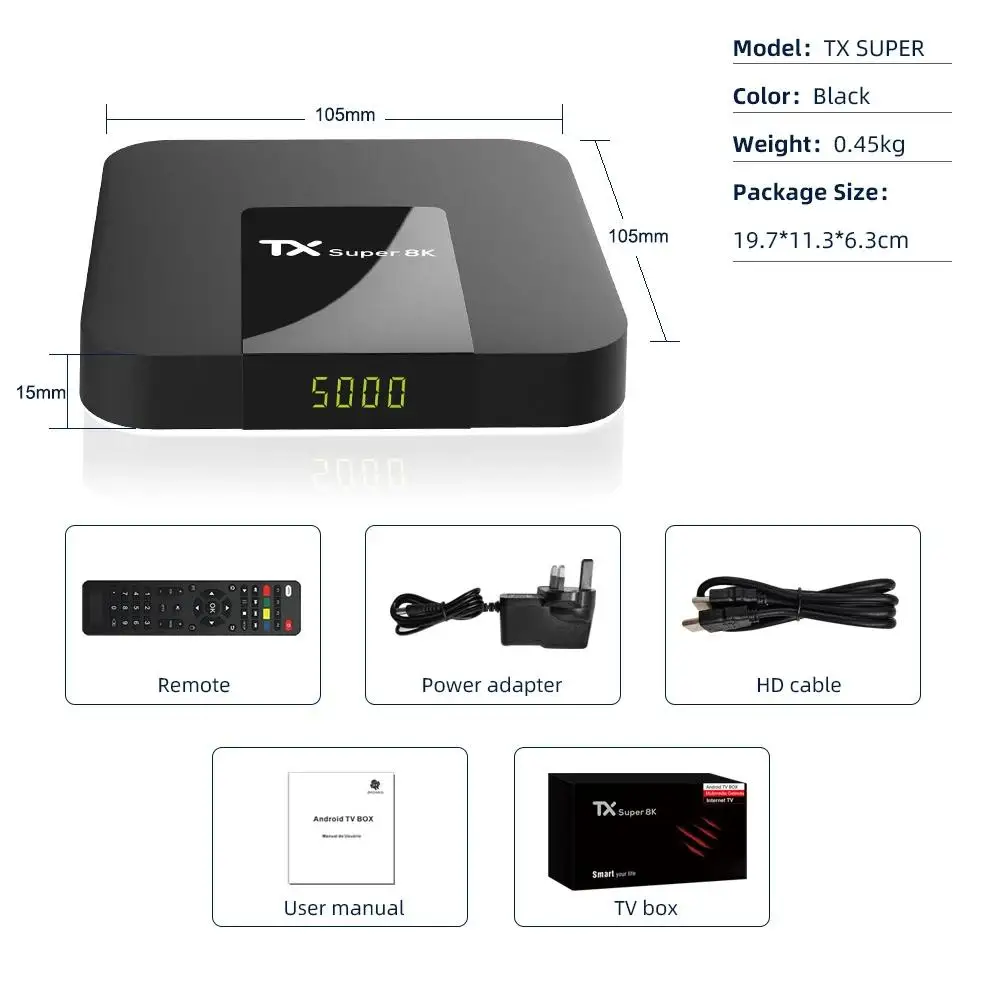 Android TV Box Smart 2025 - Free Test 4K OTT TX Super 8K