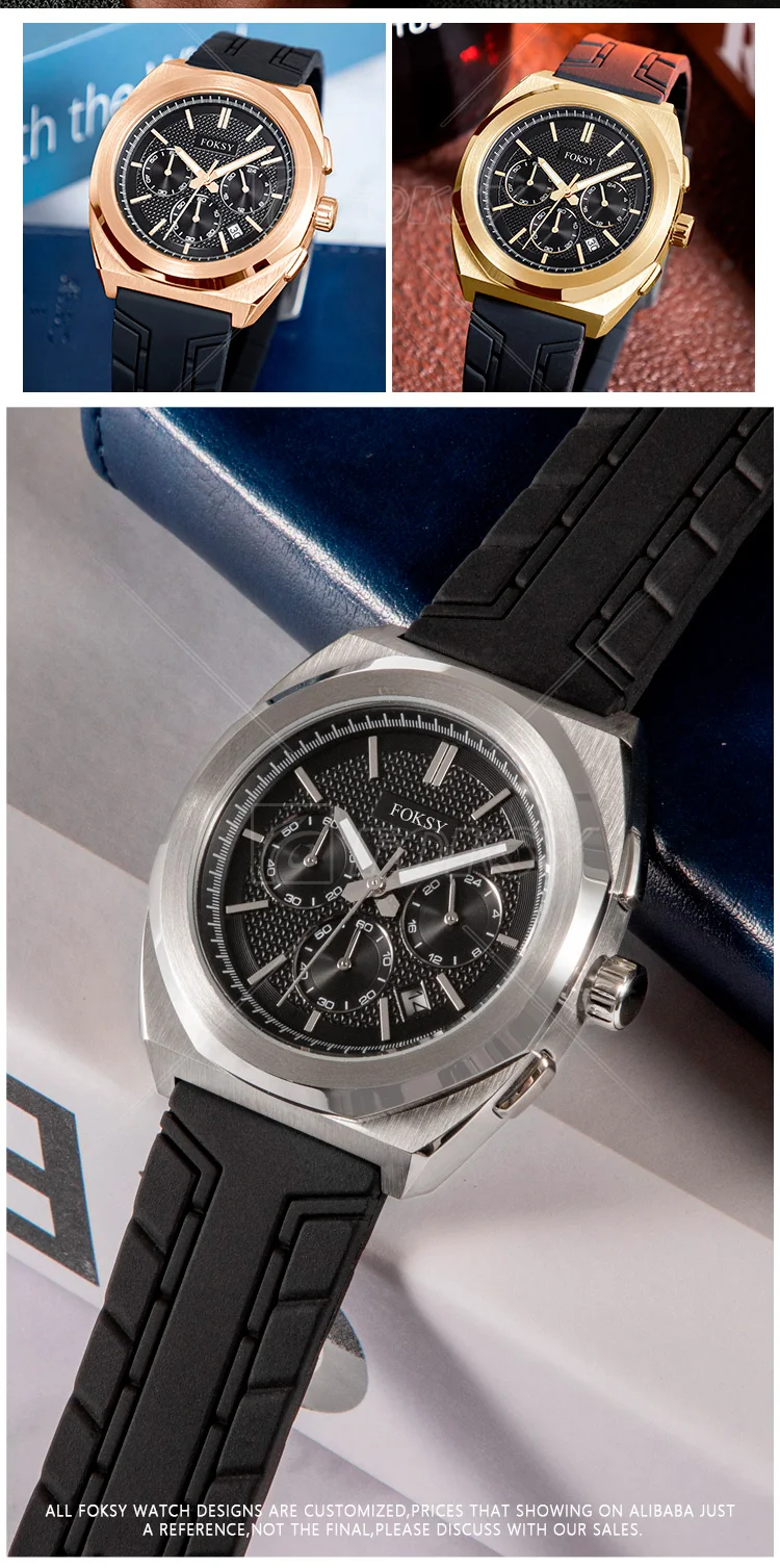 Shop High End Wrist Quartz Men’s Watch with 316L Stainless Steel Case Back