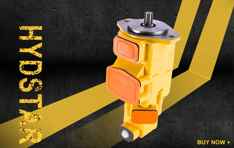 1U2221 Hydraulic Double Vane Pump 3525VQV10 for CAT Loader 950B