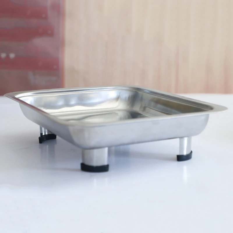Cheap Price Stainless Steel Dish Plate Glass Buffet Container Stove ...