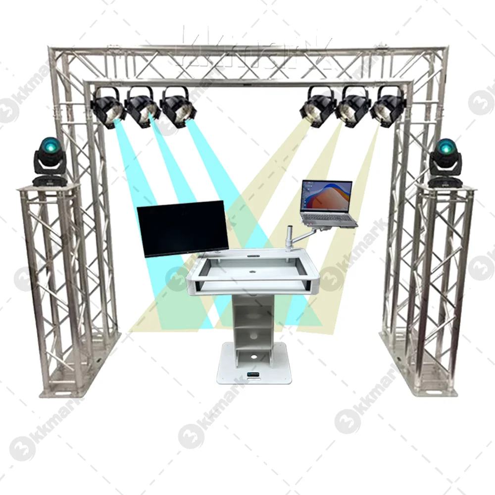 KKMARK Custom Stage Podium - Aluminum DJ Control Tower