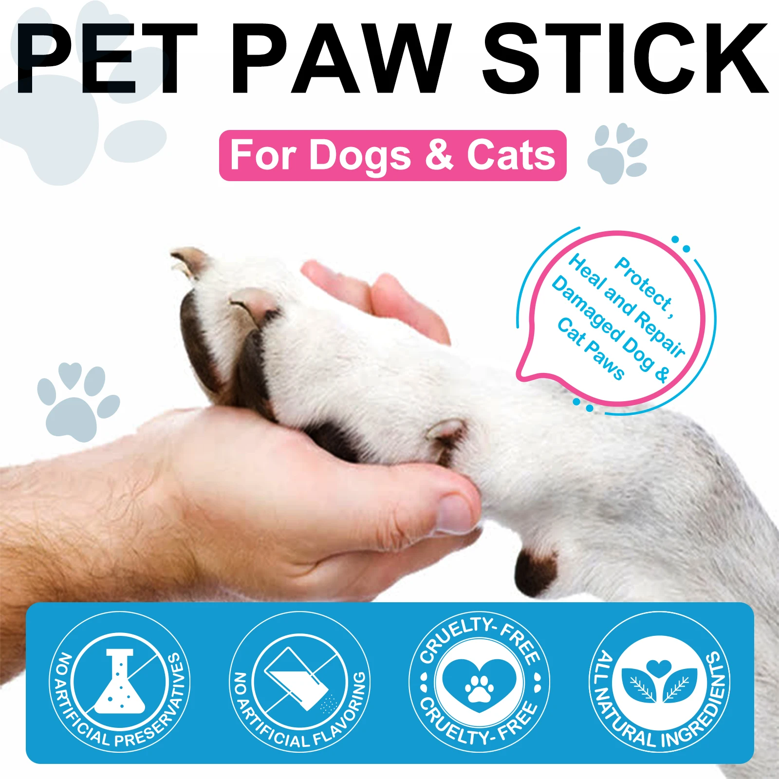 OIMMAL Pet Claw Balm Stick - Healing Paw Protection