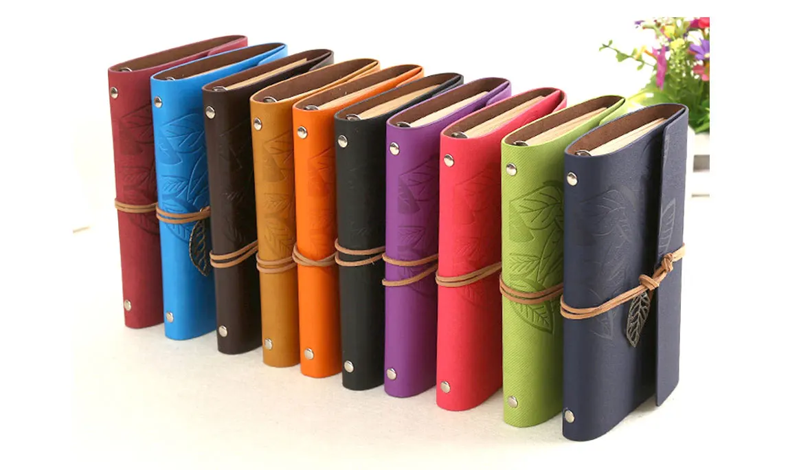 Foska PU Leather Notebook - A6/B6 Eco-Friendly Luxury