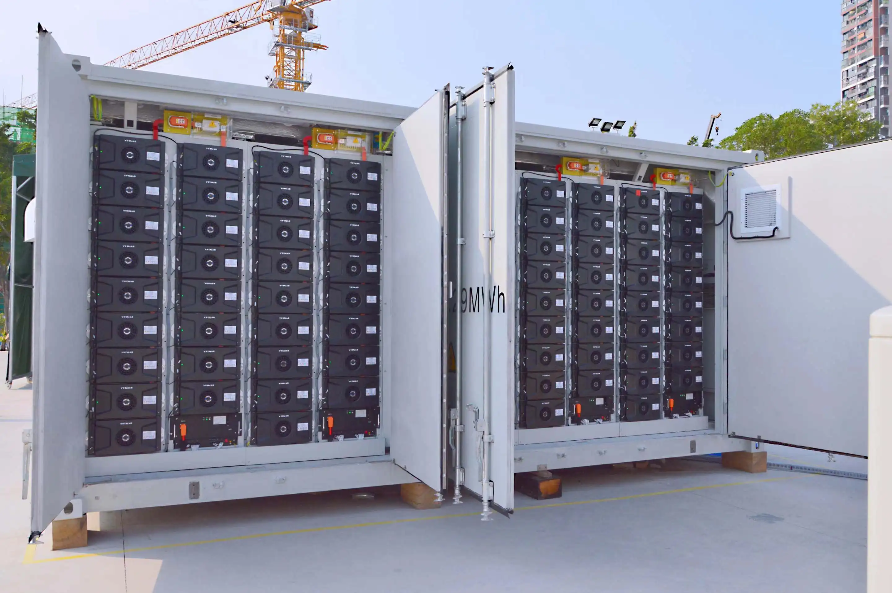 1mwh 20ft 40ft Container 5 Years Life Time Outdoor Battery Cabinet Bess ...