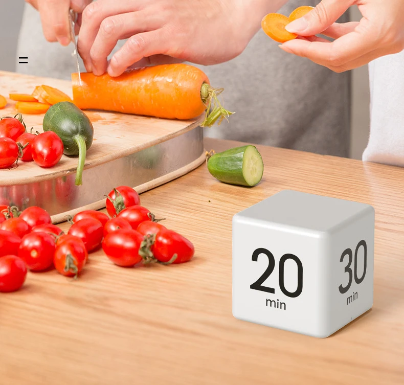 WDD580 New Design Rubik Cube Shape Kitchen Timers Mini Portable Student ...