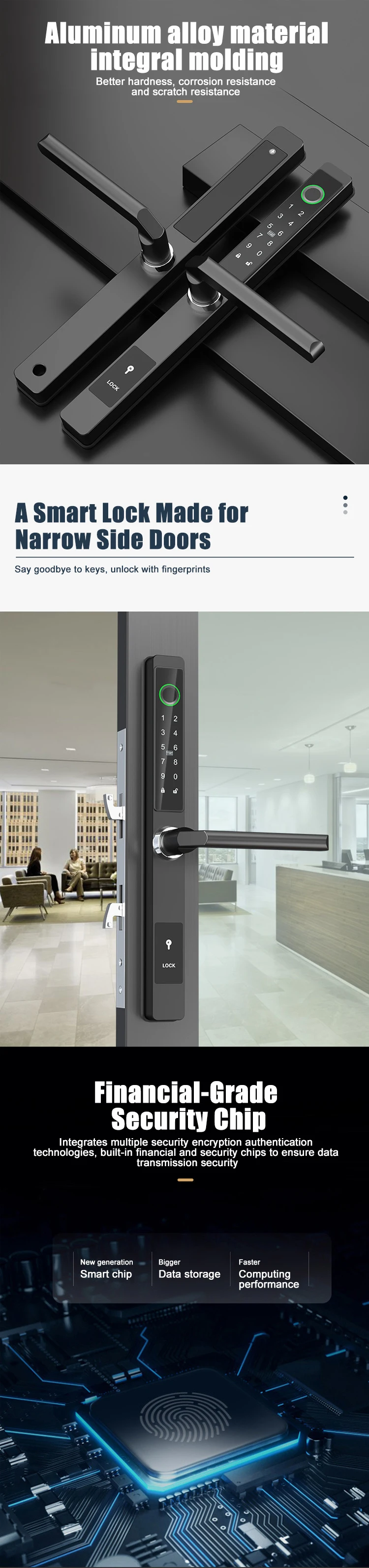 Sliding Sliding Door Ttlock App Outdoor Household Combination Lock ...